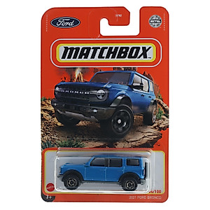 Matchbox 2022 - 2021 Ford Bronco [Blue] 34/100