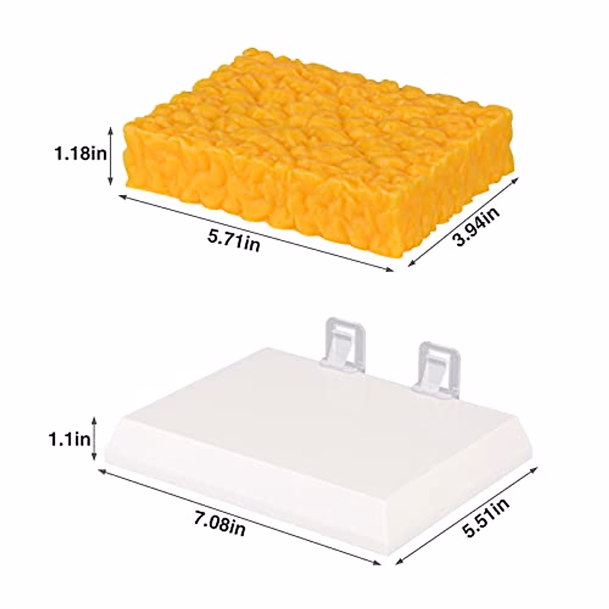 SimCoach Human Body Fat Replica 1 Lb, Keep Fit & Weight Loss Motivation & Reminder, Silicone Human Fatty Tissue Demonstration Model for Nutritionist, Athlete