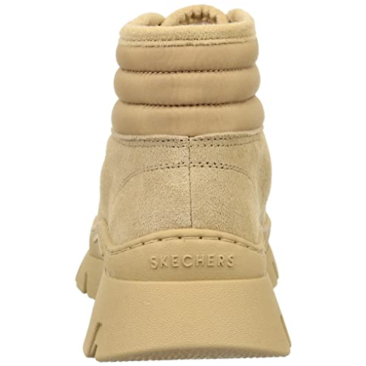 Skechers Women's Roadies Surge-YES 2 Suede Sneaker, TAN, 8.5