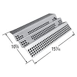 Music City Metals 92461 Stainless Steel Heat Plate Replacement for Select American Outdoor Grill Gas Grill Models