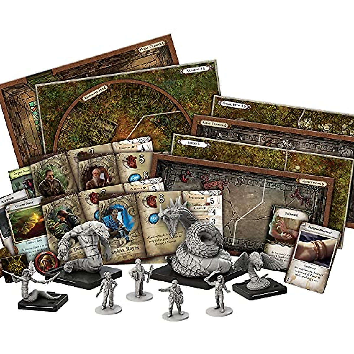 Mansions of Madness Path of The Serpent Expansion - Conquer The Perils of The Jungle and Unearth New Horrors! Ages 14+, 1-5 Players, 2-3 Hour Playtime, Made by Fantasy Flight Games