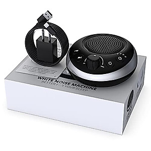 iDealSleep Loud Sound Brown Noise Machine White Noise Machine Nonstop 30 Soothing Sounds for Baby Kids Adults Sleep Pinknoise Machine 36-Level Vol Auto-Off Timer Memory Function for Home Travel Office