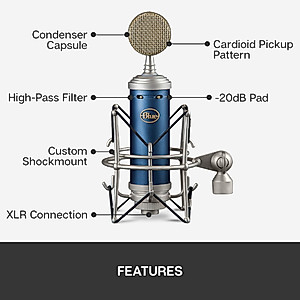 Blue Microphones Bluebird SL Large-Diaphragm Condenser Microphone (Renewed)
