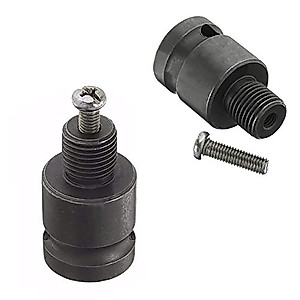 Bestgle 2-13mm Capacity Mount 1/2-20UNF Keyless Drill Chuck Quick Change Conversion Adapter with 1/2 Inch Socket Square Female Adapter