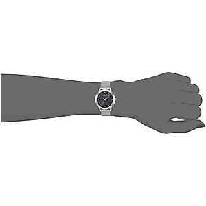 GUESS Women's Quartz Stainless-Steel Strap, Silver, Casual Watch (Model: U1197L1)