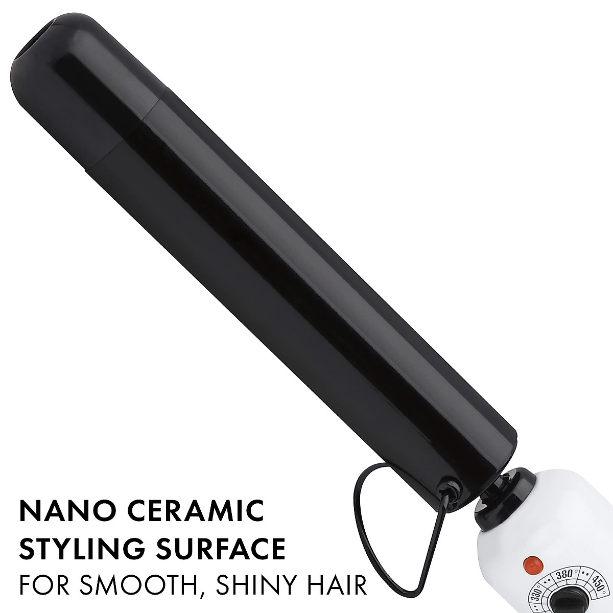 HOT TOOLS Pro Artist Nano Ceramic Curling Wand | For Smooth, Shiny Hair (1-1/4 in)