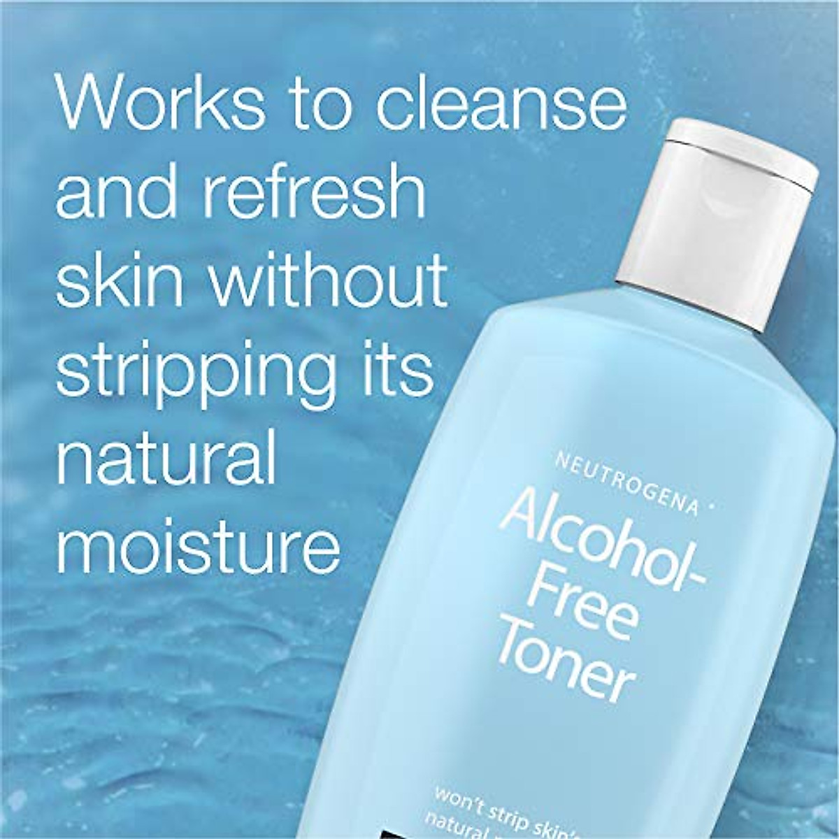Neutrogena Oil- and Alcohol-Free Facial Toner, Hypoallergenic Skin-Purifying Face Toner to Cleanse, Recondition and Purify Skin, Non-Comedogenic, Quick-Absorbing, 8.5 fl. oz