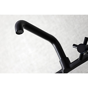 Kingston Brass KS423MB Concord Kitchen Faucet, Matte Black
