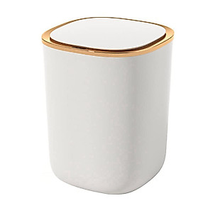 XBWEI Smart Sensor Garbage Bin Kitchen Bathroom Toilet Trash Can Automatic Induction Waterproof Rubbish Bin with Lid ( Color : OneColor , Size : 23.5 x 23.5 x 30cm )