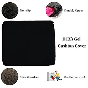 Pain Relief Pressure Gel Seat Cushion for Back, Tailbone, Sciatica, Coccyx Pain – Long Sitting in Office & Gaming Chairs, Wheelchair, Driving Cars and Truck (Pink)