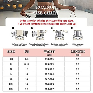 RGAINON Waist Trainer for Women Shapewear Tummy Control Waist Cincher Body Shaper Workout Girdles Slim Belly Band (Beige, X-Small)