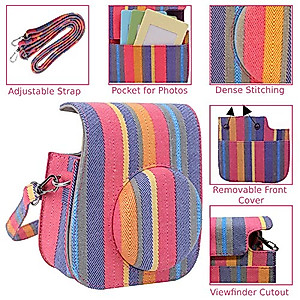 Fujifilm Instax Mini 11 Camera with Case, Fuji Instant Film (20 Sheets) and Photo Album (Sky Blue)