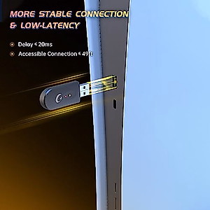 Gvyugke Wireless Gaming Headset 2.4GHz USB for PS5, PS4, PC, Switch, Mac, Bluetooth 5.2 Gaming Headphones with Detachable Microphone for Gamer, Surround Sound, 3.5mm Wired Jack for Xbox Series(White)