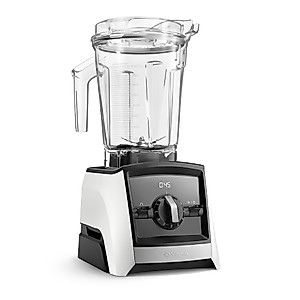 Vitamix White A2300 Ascent Series Smart Blender, Professional-Grade, 64 oz Low-Profile Container, 64 fl oz