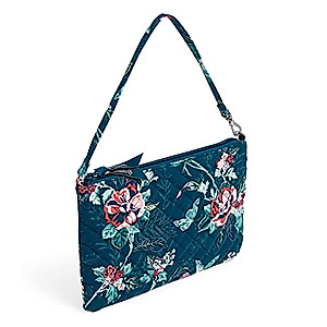 Vera Bradley Women's Cotton Convertible Wristlet With RFID Protection, Rose Toile - Recycled Cotton, One Size