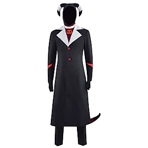 Womens Boss Cosplay Millie Moxxie Costume Halloween Uniform Outfit Full Set Suits (X-Small, Female)