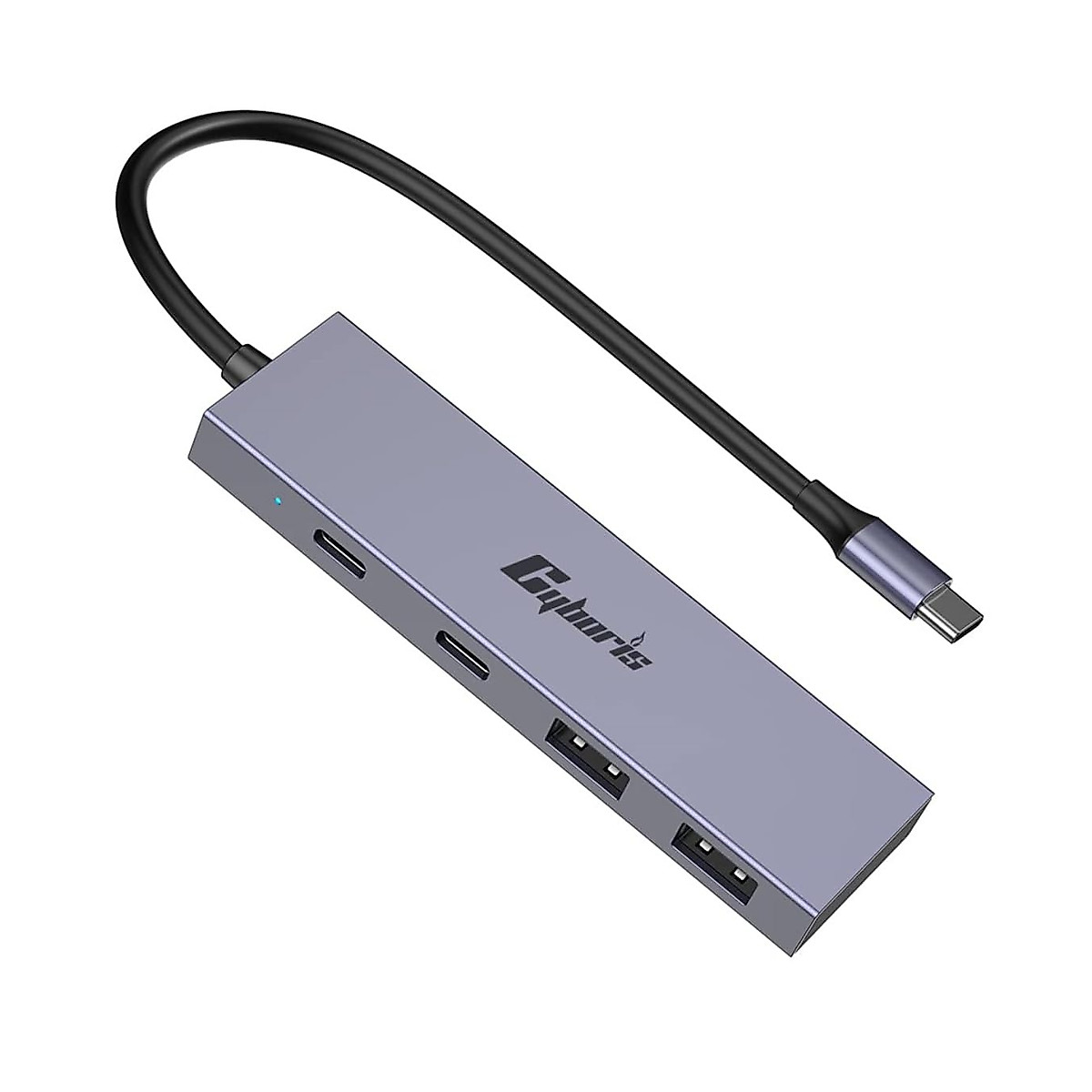 USB C Hub, 4 Port 10Gbps USB C to USB Adapter USB 3.1 Hub GEN2, USB C Splitter Thunderbolt 3 Compatible, PD100W Powered USB C Hub, USB-C Hub for Laptop, Mobile, Tablet, PC