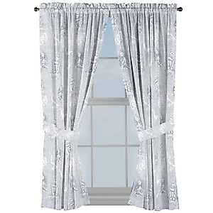 Jay Franco Disney Nightmare Before Christmas Meant to Be 6 Piece Bedroom Set- Includes Twin Bed Set & Window Drapes/Curtains - Super Soft Fade Resistant Microfiber Bedding (Official Disney Product)