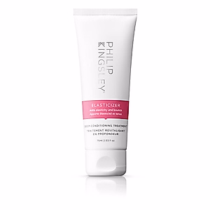 PHILIP KINGSLEY Elasticizer Deep-Conditioning Hair Mask Repair Treatment for Dry Damaged Colored Bleached All Hair Types Deeply Conditions Adds Bounce and Shine, 2.5 oz