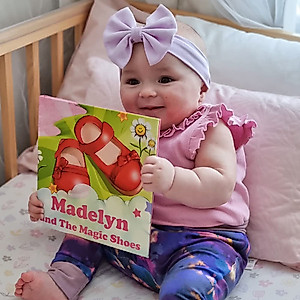 Personalized Story Book by Dinkleboo The Magic Shoes Girls 0 to 8 Years Old - Story About Your Daughter’s Magical Adventure - Soft Cover -Smooth, Glossy Finish (8"x 8")