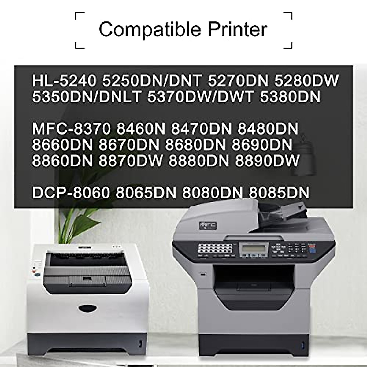 Compatible (1-PK,Black) TN650 TN-650 High Yield Toner Cartridge Replacement for Brother 5280DW HL-5350DN 5240/DNLT 5270DN 5250DN/DNT 5380DN 5370DW/DWT MFC- 8370 8460N Printer, Sold by NEODAYNET.
