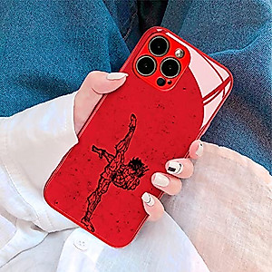 Akatxezy Baki Hanma Individual Anime Role Phone Case - Show Your Unique Taste - Manga Character Cover TPU Tempered Glass Shell for iPhone 15