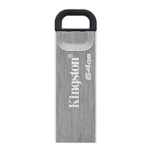 Kingston DataTraveler Kyson 64GB High Performance USB 3.2 Metal Flash Drive | Speeds up to 200MB/s | DTKN/64GB