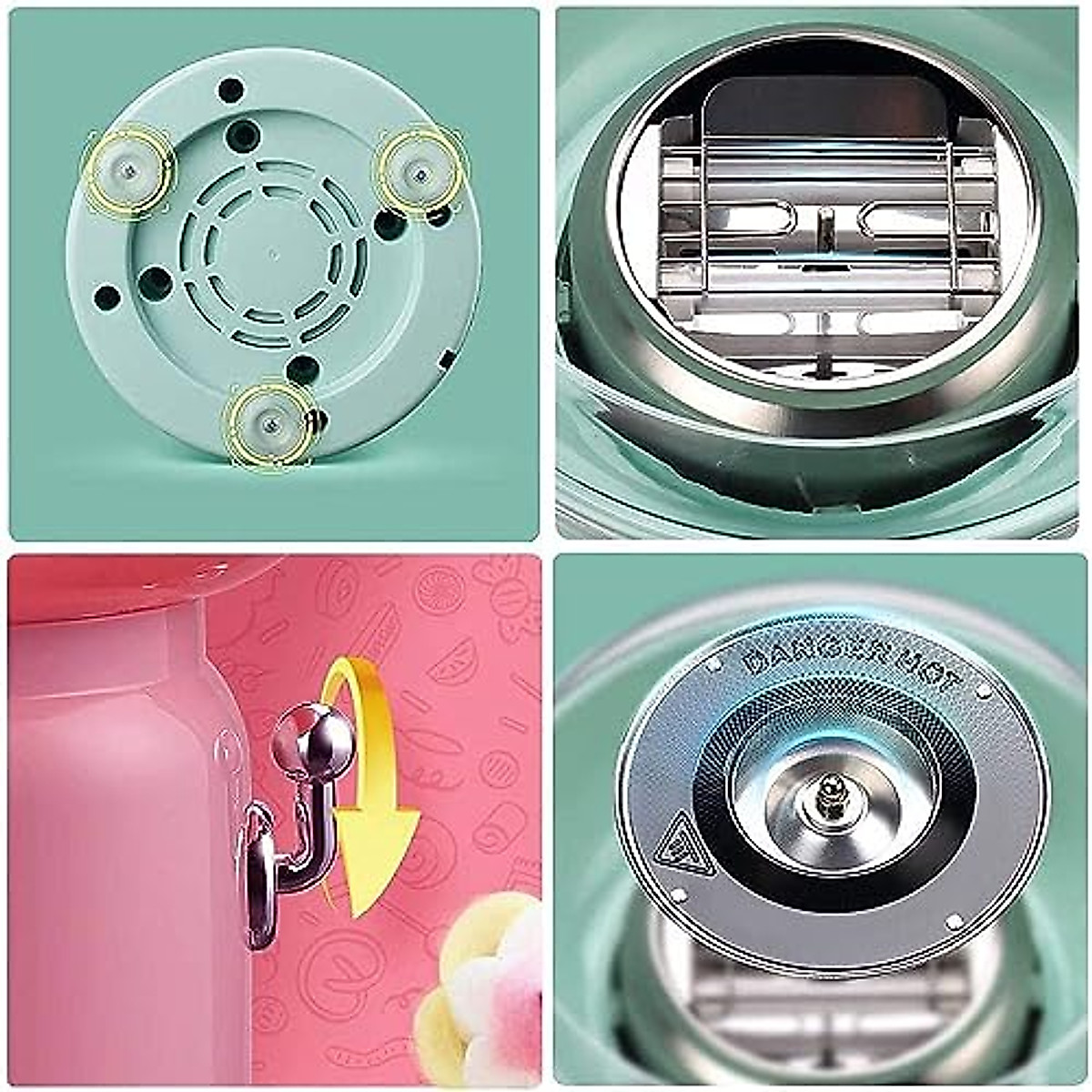 INGKE Candy Floss Maker, Cotton Candy Machine for at Home Candy Floss Machine Small Cotton Candy Maker for Children's & Kids Birthday Party