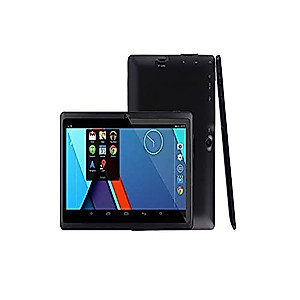 Tablet Laptop, 7" Android 4.4 Duad Core Tablet PC 1GB+8GB Dual Camera WiFi Bluetooth, Supports SIM Communication Function, for Family Children (Black)