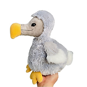 Whrigud 11'' Realistic Dodo Bird Stuffed Animal Pillow Plush Toy Soft Ugly Dodo Plushie Big Birds Stuffed Animals Pillows for Kids Gifts Home Decor (dodo Bird)