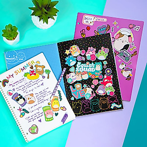 Fashion Angels Squishmallows Sticker Book - Includes 2000+ Squishmallows Stickers & 10 Sticker Collector Pages - Join The Squish Squad - Accessorize Notebooks, Journals - Ages 6 & Up, Multicolor