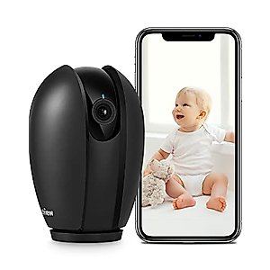 LaView Indoor Security Camera, 1080P Home Security Camera with Sound & Motion Detection, 360° Baby Monitor with Phone App, WIFI Pet Camera,2-Ways Audio, Night Vision,SD&Cloud storage, Works with Alexa