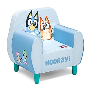 Delta Children Bluey Foam Chair, Blue