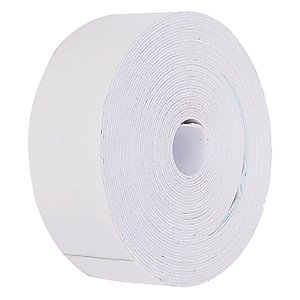 Racket Head Tape, Racket Head Guard Sticker Tennis Racket Accessories Easy to Use 5m/16.4ft for Tennis Player for Outdoor(White)