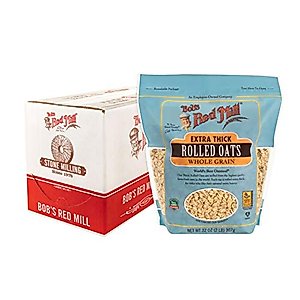 Bob's Red Mill Extra Thick Rolled Oats, 32-ounce (Pack of 4)