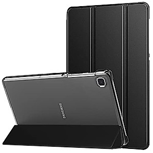 MoKo Case Fits Samsung Galaxy Tab A7 Lite 8.7 Inch (SM-T225/T220/T227), Lightweight Stand Smart Case Hard Shell Cover for Samsung Tab A7 Lite Tablet 2021 – Black