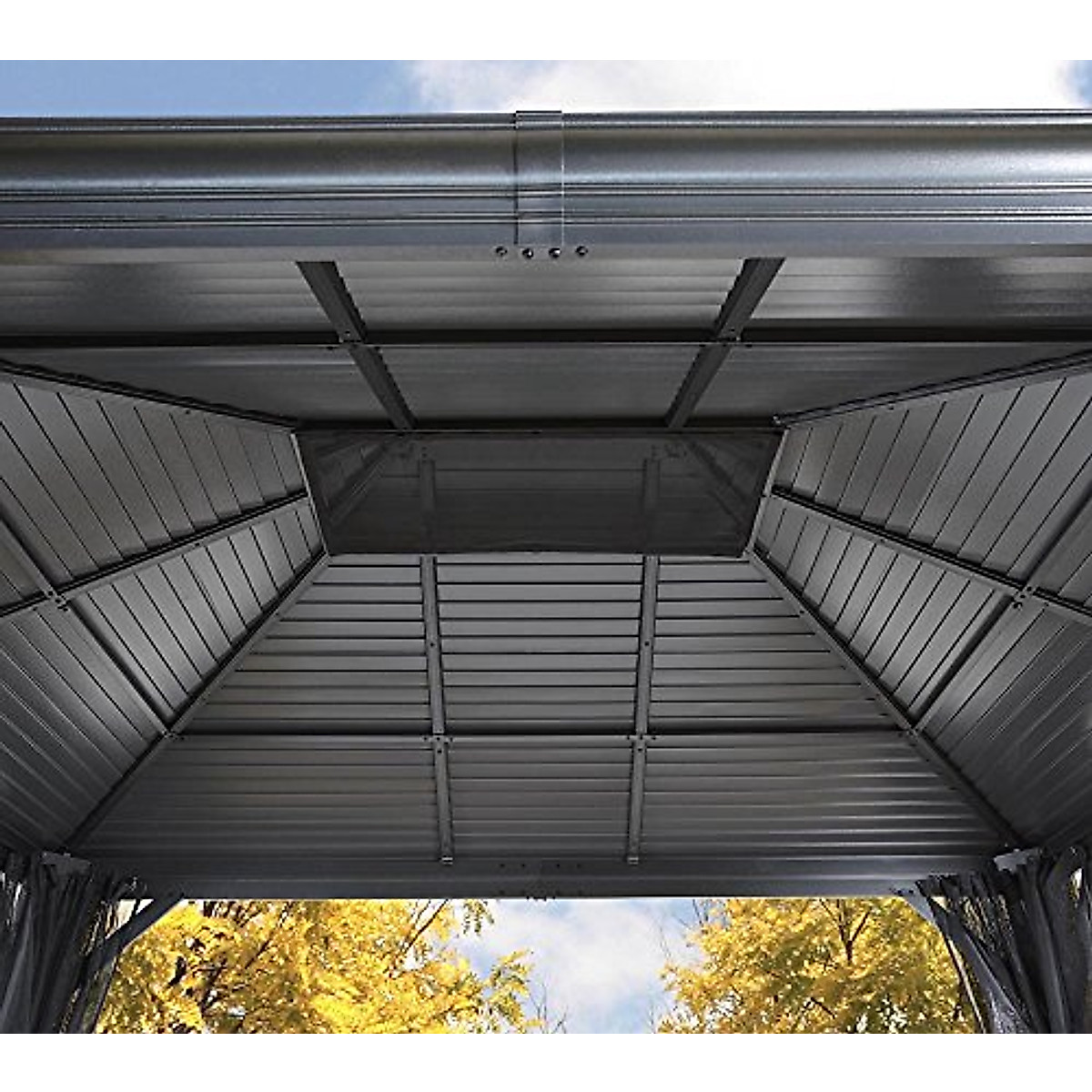 Sojag Outdoor 10' x 14' Mykonos Double Roof Hardtop Gazebo Outdoor Sun Shelter