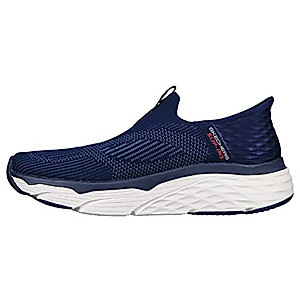 Skechers Men's Max Cushioning Slip-Ins-Athletic Slip-On Running Walking Shoes with Memory Foam Sneaker, Navy, 11