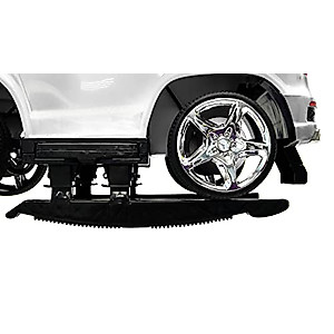 Best Ride On Cars 4 in 1 Mercedes Battery Powered Push Car, White, Large