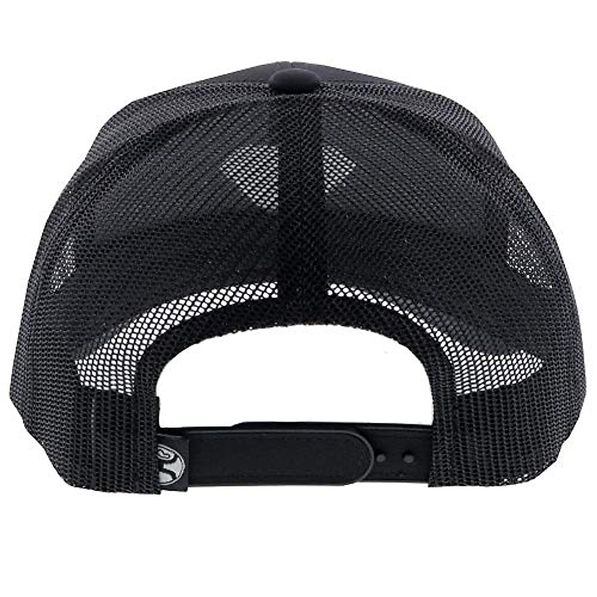 HOOEY Women's Rope Like A Girl Diamond Patch Mesh Ball Cap Black One Size