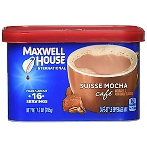Maxwell House International Cafe Suisse Mocha Cafe (434580), 7.2 Ounce (Pack of 8)