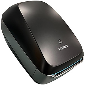 DYMO LabelWriter Wireless Label Printer, USB 2.0, WiFi Connectivity, 600 x 300 dpi, Prints 71 Address Labels Per Minute, Direct Thermal Printing Technology, Black - Includes 1 Rolls of 500 Labels