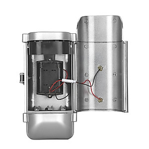 Fake Security Camera 1080P, Dummy Outdoor CCTV Cam with Solar Powered Human Sensor Flash Lights for Home Lane