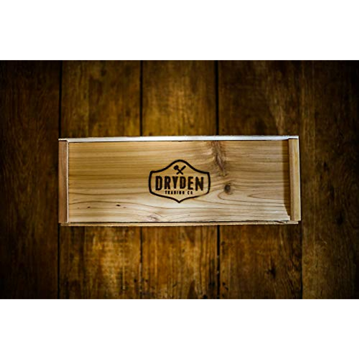 Indoor / Outdoor Herb Garden Kit - Classic Wood Planter Box with Herb Seeds, Plant Stakes and Expanding Wondersoil - 16" Long x 6" Wide x 6" Tall (will fit in windowsill up to 6" deep) (Cedar Wood)