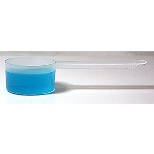 25cc (25mL) Plastic Measure, Pack of 100 Measuring Scoops