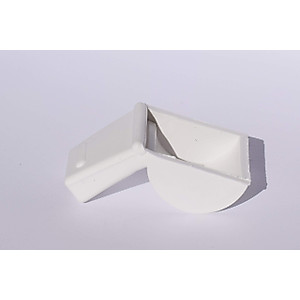 American Whistle Corporation American Classic Whistle - 126 db Solid Brass Whistle with Lanyards and Safe-T-Tip - Made in America (White)