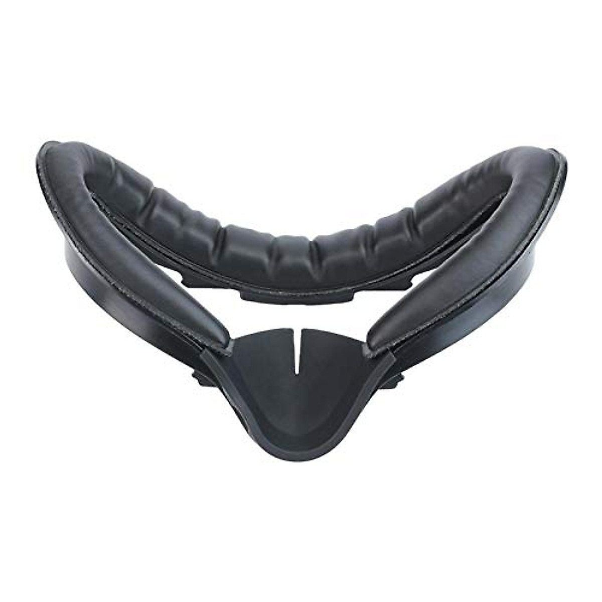 CALIDAKA VR Facial Interface Bracket & PU Leather Foam Face Pad Replacement Protective Lens Cover for Oculu-s Ques-t 2 Detachable PU Pad Washable Sweat-Proof Comfortable Reduce Head Pressure