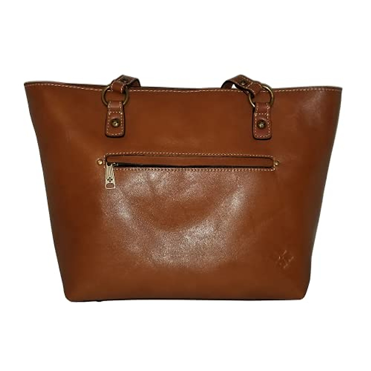 Patricia Nash Veg Tan Alessano Leather Tote - Tan