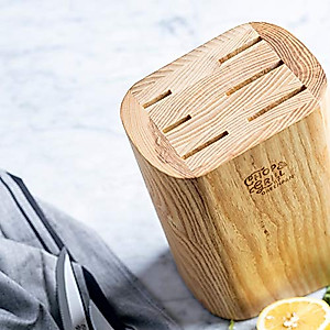 GreenPan Chop and Grill Ash Wood Knife Block