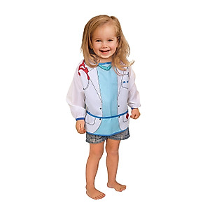 Dreambaby Food & Fun Character Bibs Baby Smocks with Sleeves - Model L560BB - 2 Pack (Astronaut & Doctor)